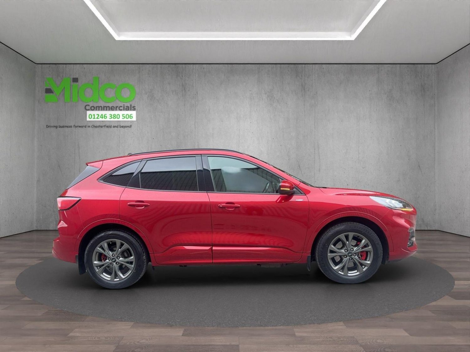 SOLD - Used FORD KUGA 2021 Red in Chesterfield, Derbyshire | Midco ...